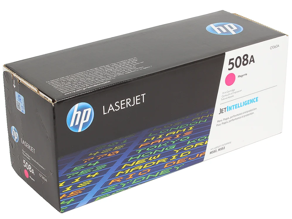 Картридж для лазерного принтера HP 508A (CF363A) пурпурный, оригинал