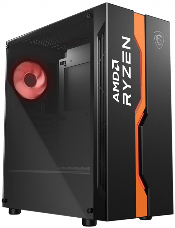 Корпус компьютерный MSI MAG VAMPIRIC 011C Orange/Black