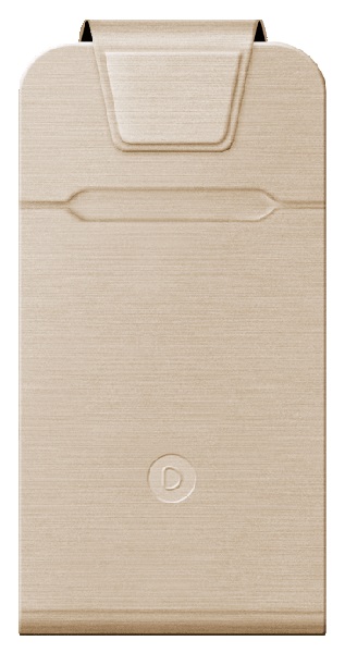Универсальный чехол для смартфона Deppa Flip Fold M 4,3 5,5 87022 Золотой
