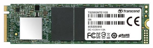SSD накопитель Transcend MTE110 M.2 2280 256 ГБ (TS256GMTE110S)