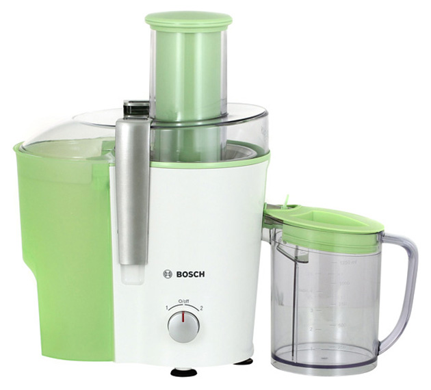 Соковыжималка центробежная Bosch VitaJuice MES25G0 white/green