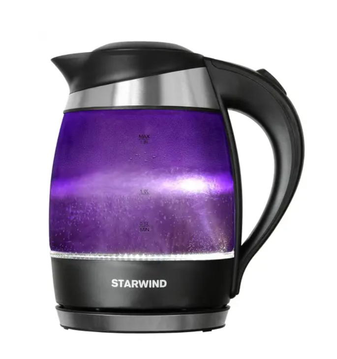 Чайник электрический Starwind SKG2217, фиолетовый