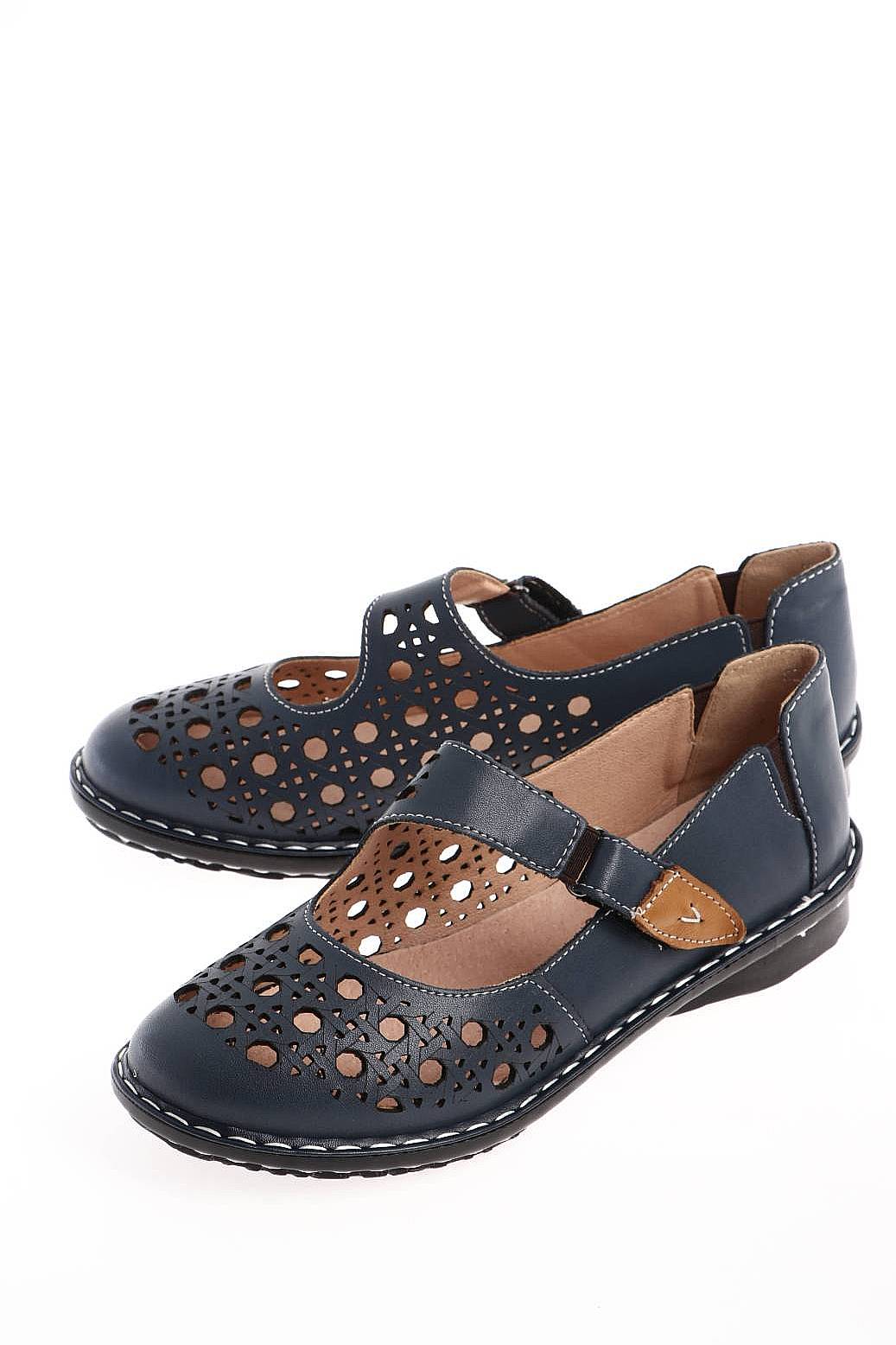 Туфли женские Baden SL008-020 синие 37 RU