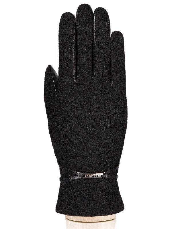 Перчатки женские Eleganzza IS0150 черные, р. 8