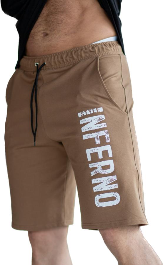 Спортивные шорты мужские INFERNO style Ш-001-001 коричневые M