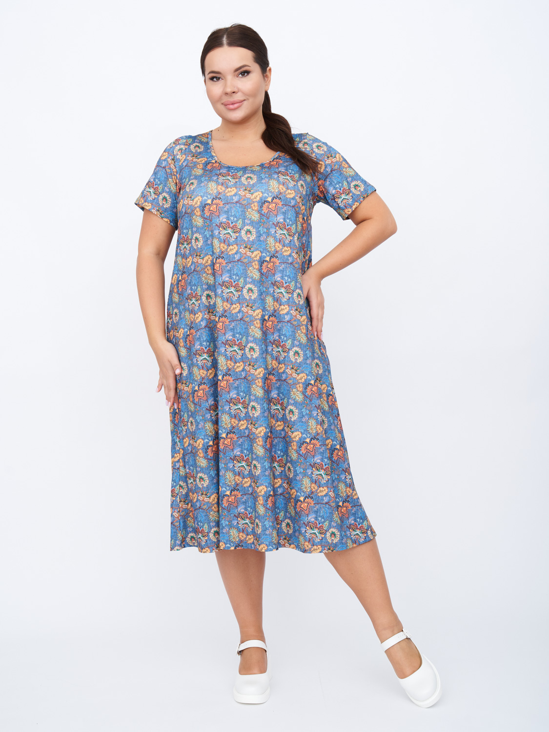 Платье женское ARTESSA PP21807FLW11 синее 64-66 RU