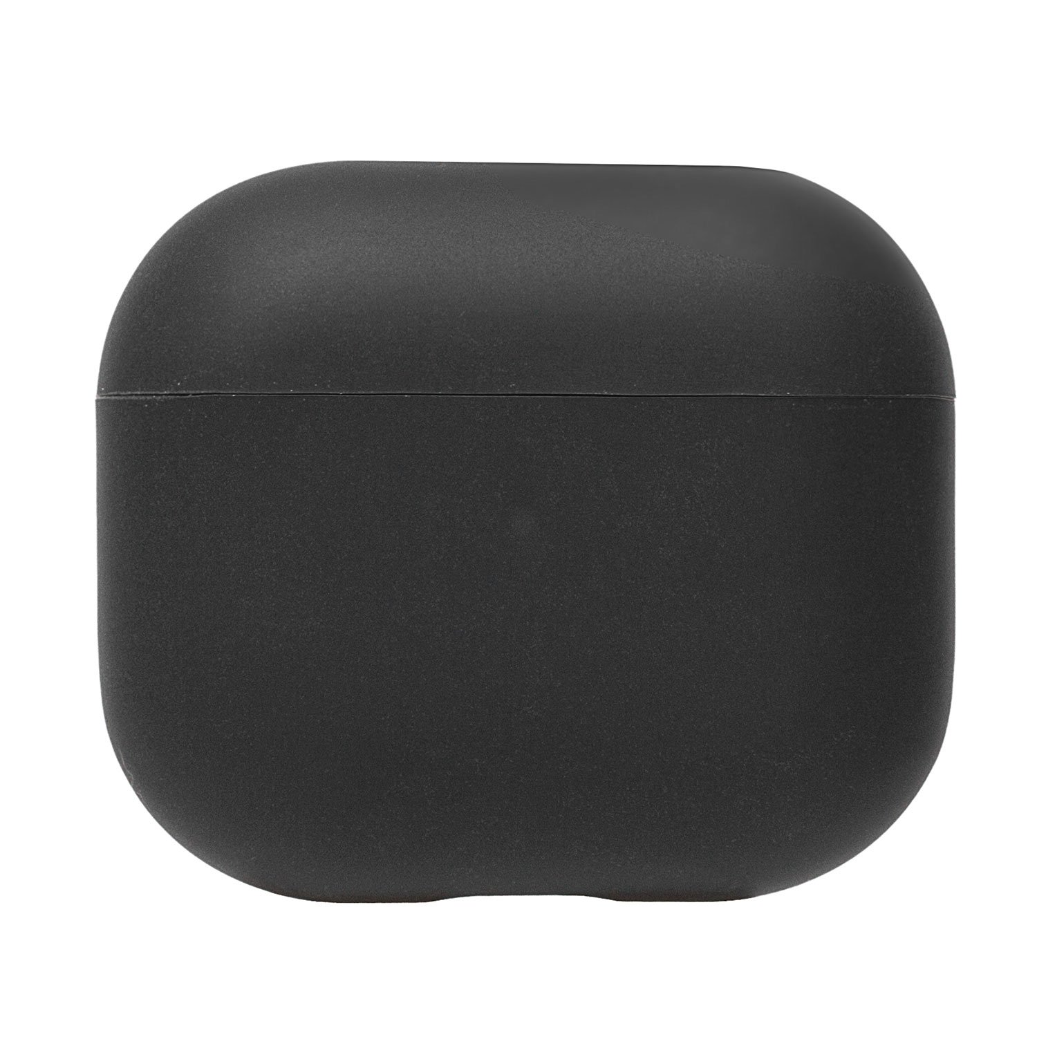 Чехол для кейса наушников Apple AirPods 3 силиконовый тонкий (черный)