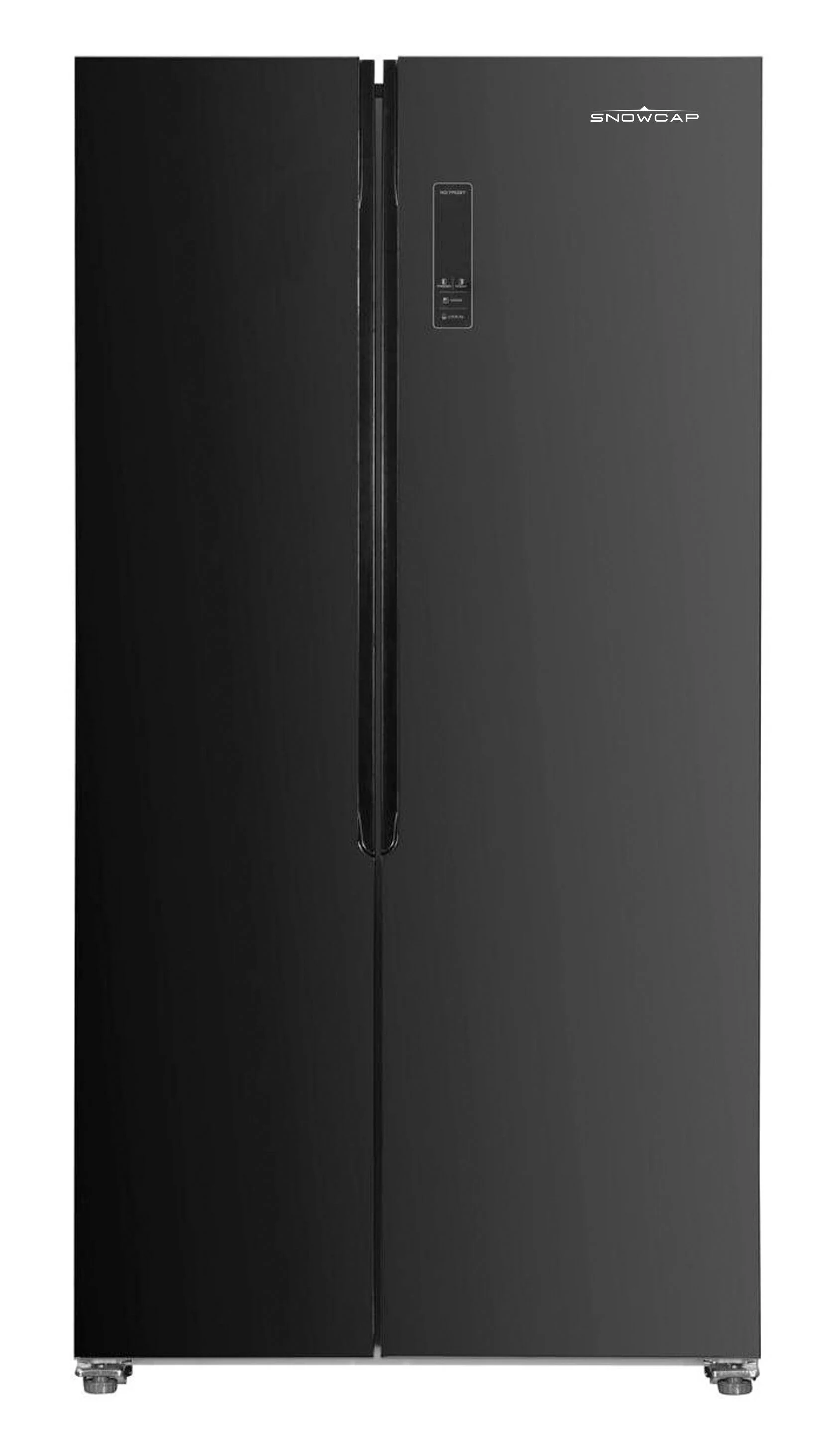 Холодильник Snowcap SBS NF 472 Black Glass черный