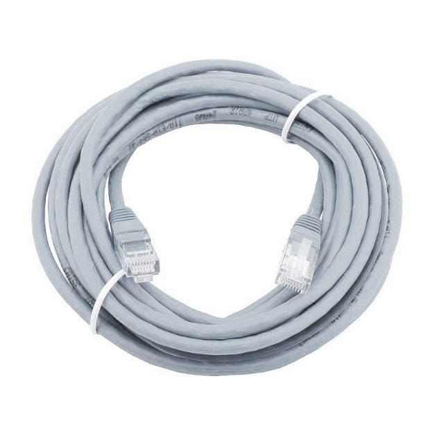 Кабель Aopen RJ45-RJ45, M-M 5м Grey (ANP511-5M)