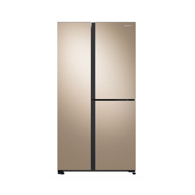 Холодильник Samsung RS63R5571F8 золотистый