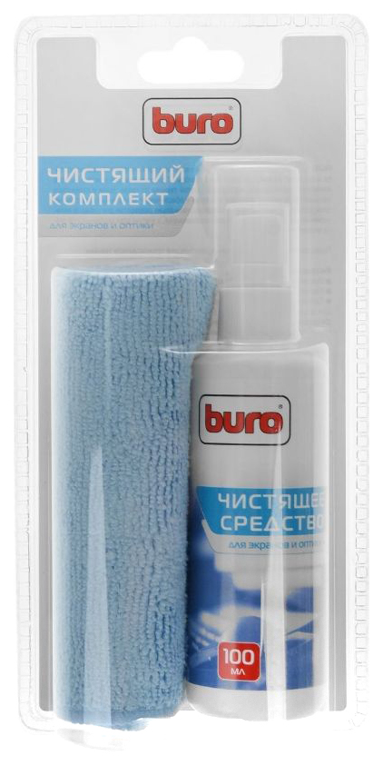 Чистящий набор для экранов и оптики Buro BU-S/MF