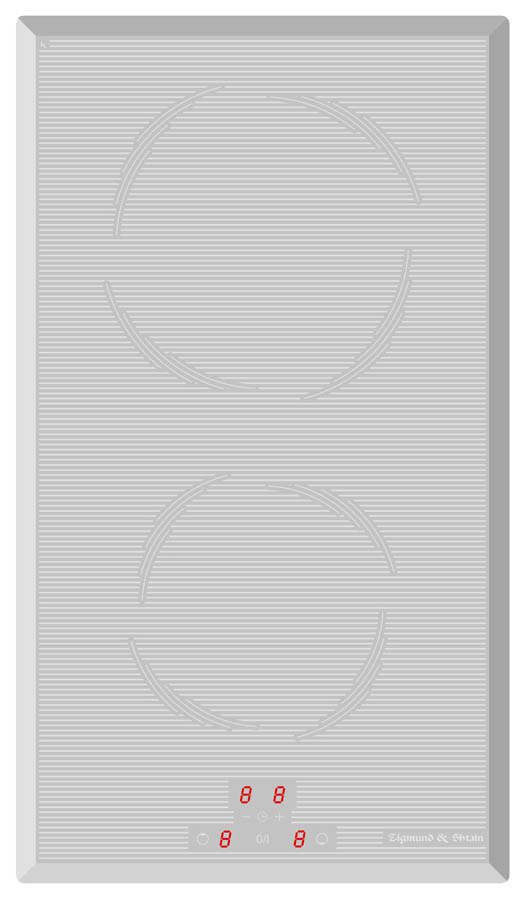 Встраиваемая варочная панель индукционная Zigmund & Shtain CIS 030.30 WX белый