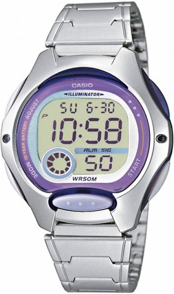 Наручные часы электронные женские Casio Collection LW-200D-6A
