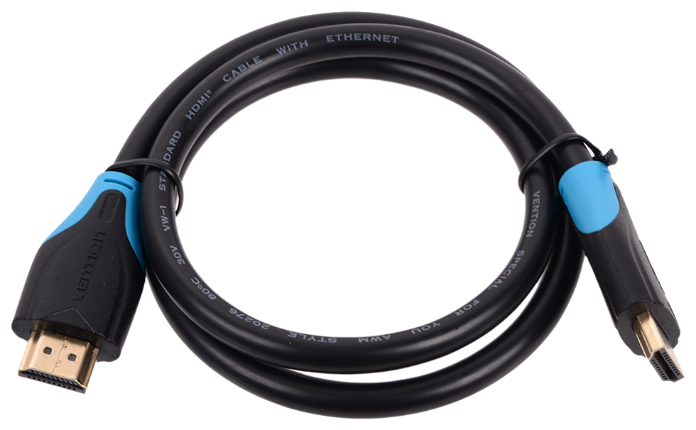 Кабель Vention HDMI - HDMI 1,5м Blue/Black (VAA-M01-B150)