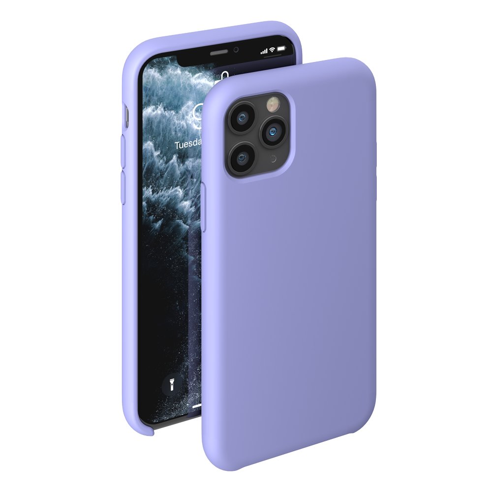 Чехол Deppa Liquid Silicone Case для Apple iPhone 11 Pro (Лавандовый)