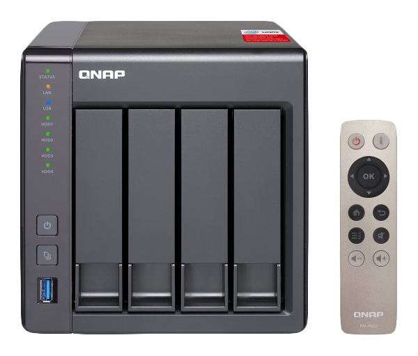 Сетевое хранилище данных QNAP TS-451+-8G Black