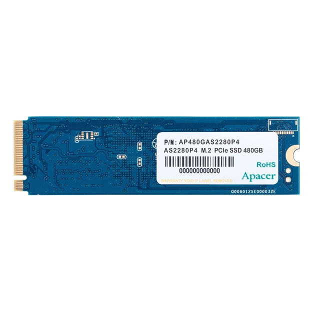 SSD накопитель Apacer AS2280P4 M.2 2280 480 ГБ (AP480GAS2280P4-1)