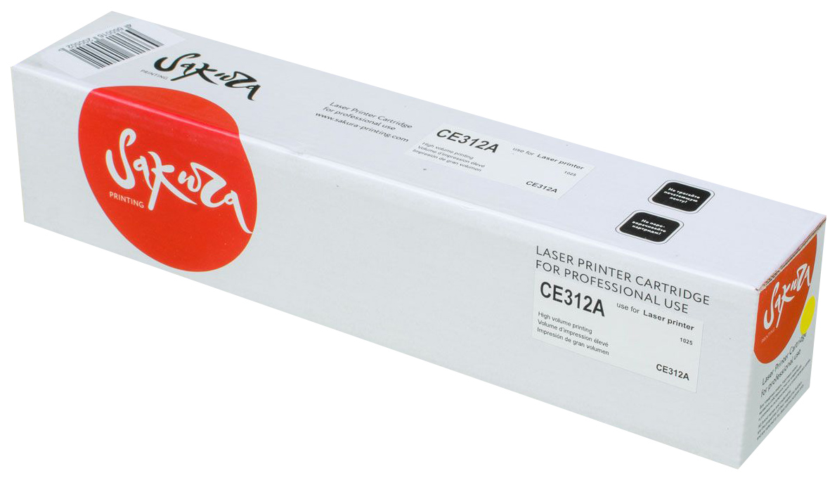 Картридж для лазерного принтера Sakura CE312A/729Y, желтый