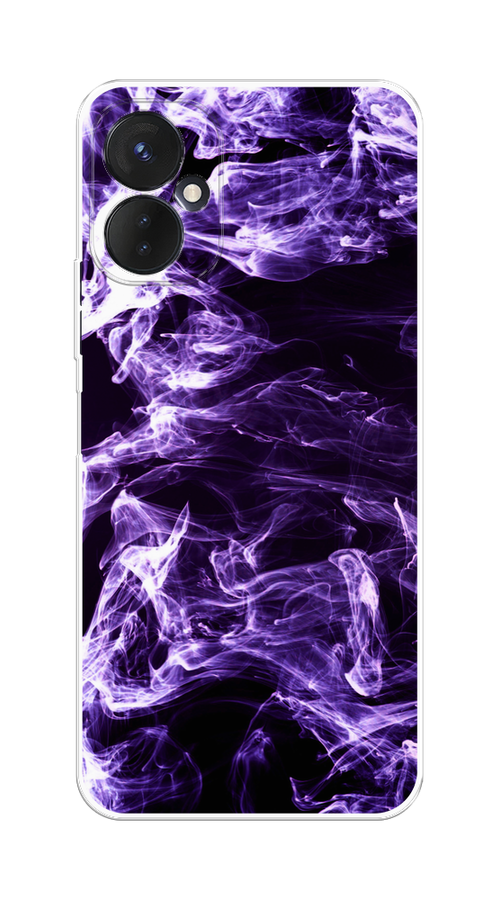 Чехол на Tecno Spark 9 Pro "Фиолетовый дым"