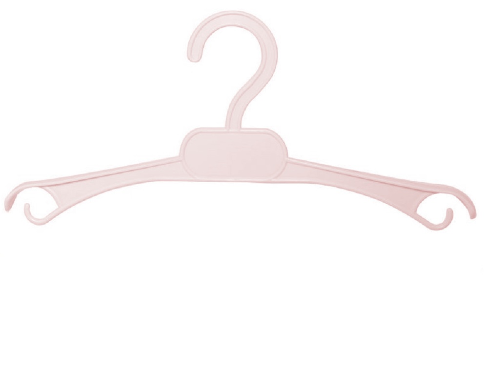 Вешалка для детской одежды Valexa ВС-4, розовая, 10шт