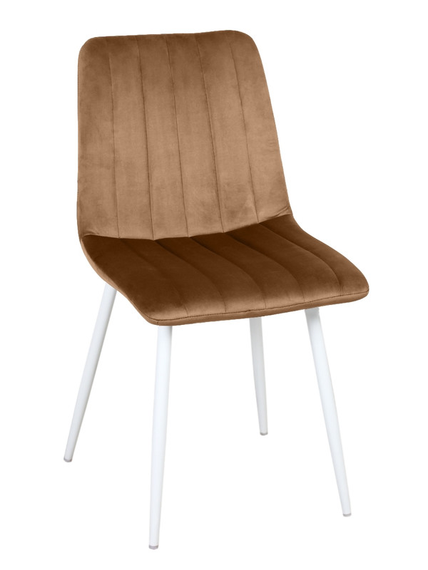 Комплект стульев 2 шт. ROOMEKO Dublin/белые/по2/коричневый, серый/в ассортименте