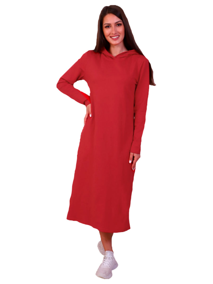 Платье женское Миллена Шарм 49512 красное 50 RU
