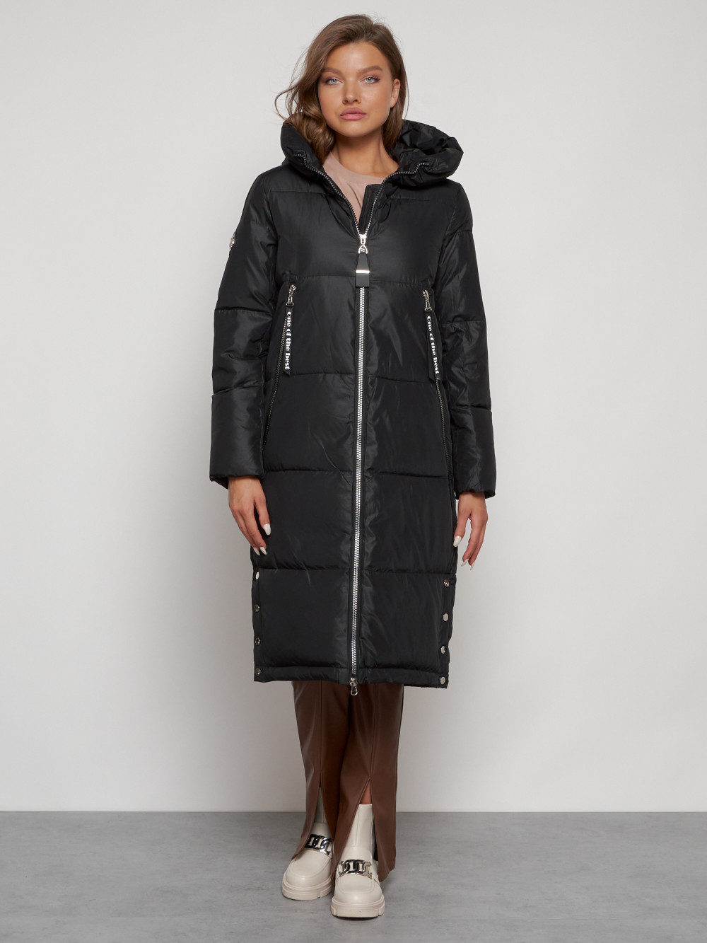 Пальто женское MTFORCE 13816 черное XL