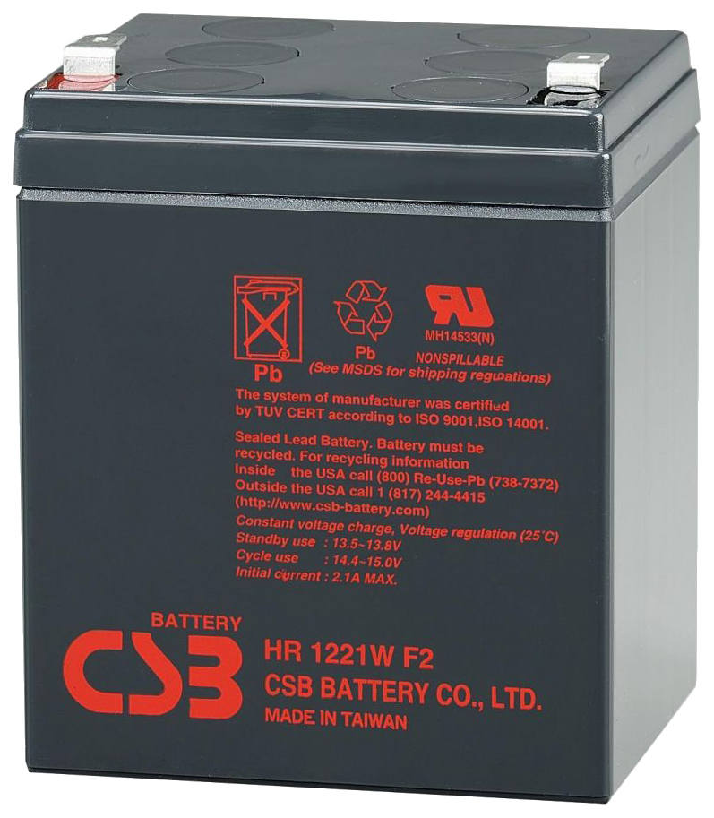 Аккумулятор для ИБП CSB HR1221W F2