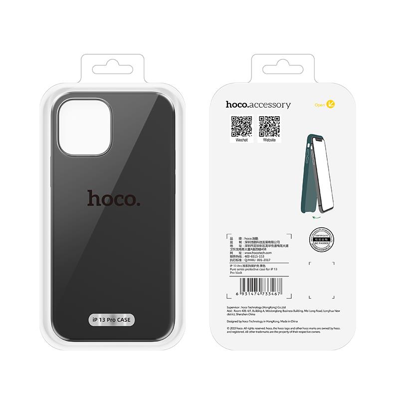 Накладка Hoco Pure для iPhone 13 Pro, черная