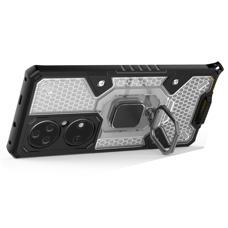Чехол с Innovation Case с защитой камеры для Huawei P50 Pro (белый)