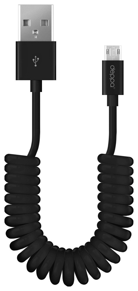 Кабель Deppa 72215 microUSB 2м Black