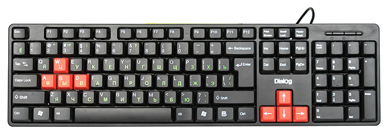 Проводная игровая клавиатура Dialog Standart KS-030U Black