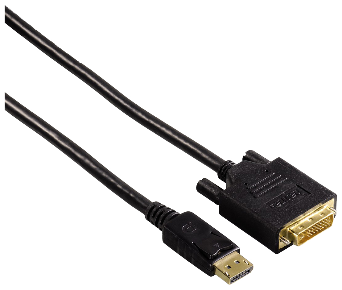 Кабель Hama DisplayPort-DVI, M-M 1,8м Black (H-54593)