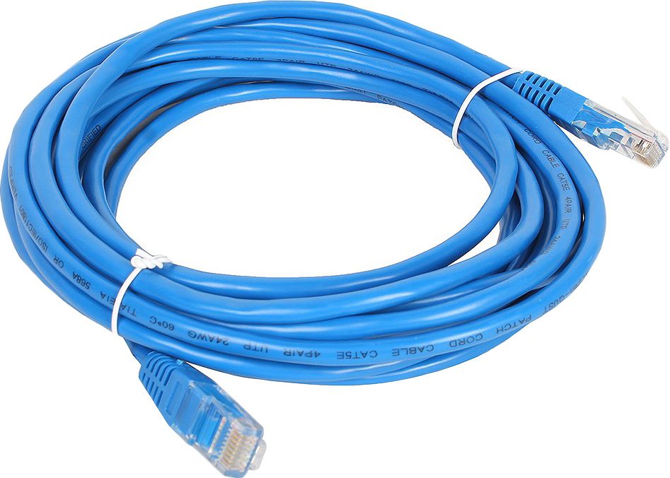 Кабель Aopen RJ45-RJ45, M-M 5м Blue (ANP511-5M)