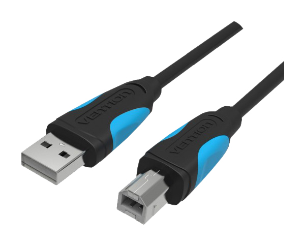 Кабель Vention USB A-USB B, M-M 3м Black (VAS-A16-B300)