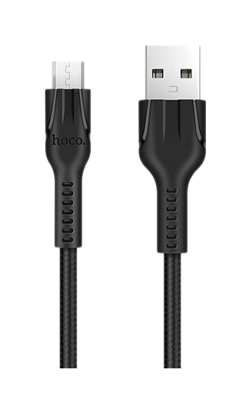 Кабель Hoco U31 1m Micro USB черный