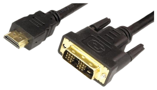 Кабель Rexant HDMI-DVI, M-M 2м Black