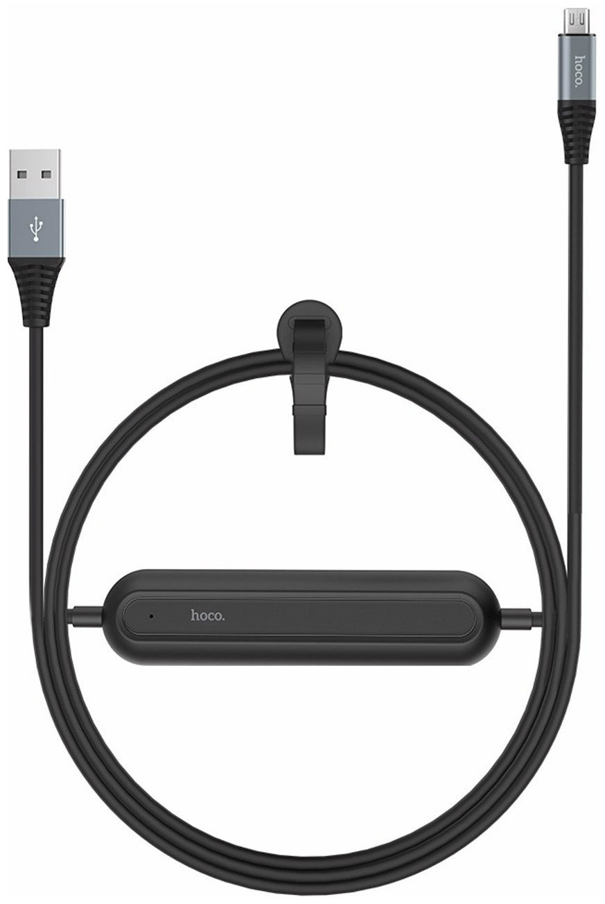 Внешний аккумулятор Hoco U22 + кабель micro USB 2000 мА/ч Black