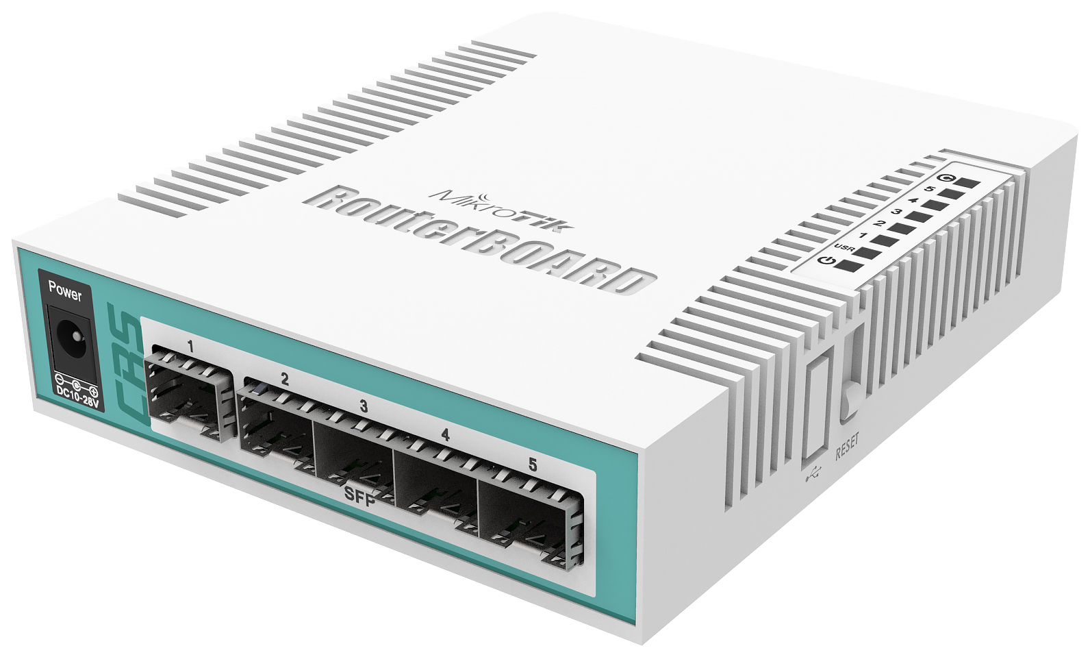 Коммутатор Mikrotik CRS106-1C-5S White