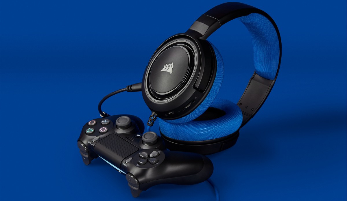 Игровая гарнитура Corsair HS35 Blue