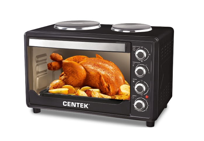 Мини-печь Centek CT-1530-36 Plate Black