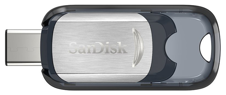 Флешка SanDisk Ultra 64ГБ Silver/Black (SDCZ450-064G-G46)