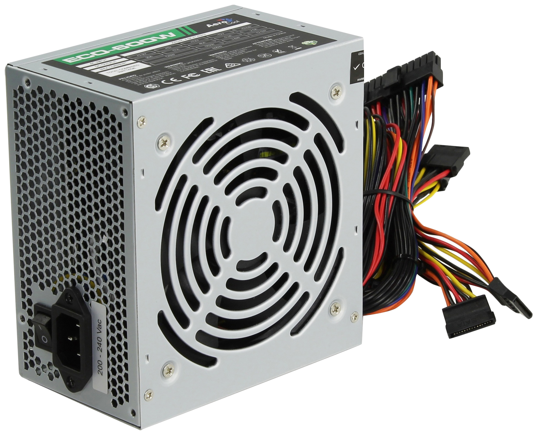 Блок питания AeroCool ECO-600W 600W