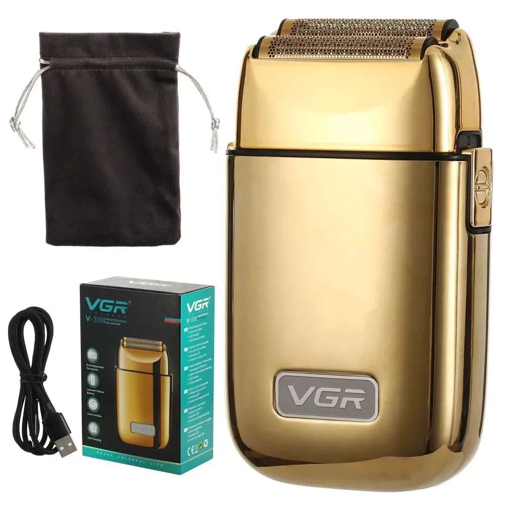 Электробритва VGR Professional V-398 золотистая