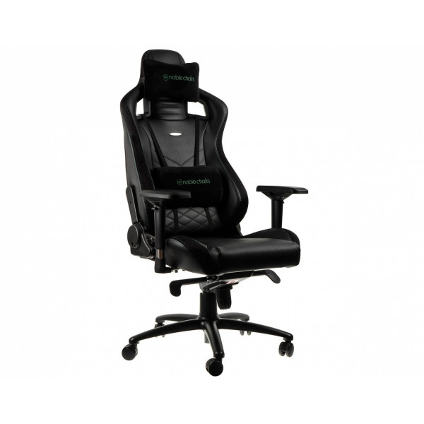 Игровое кресло Noblechairs EPIC NBL-PU-GRN-002, черный/зеленый