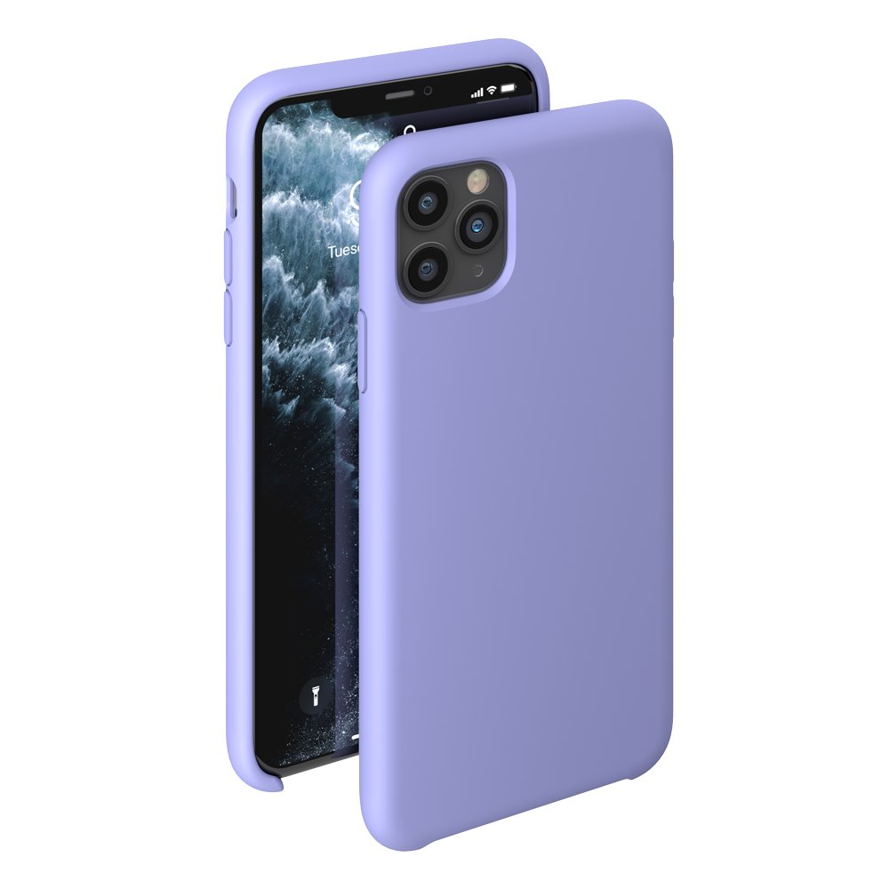 Чехол Deppa Liquid Silicone Case для Apple iPhone 11 Pro Max (Лавандовый)