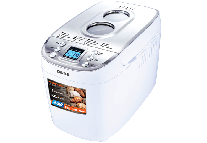 Хлебопечка Centek CT-1415 White