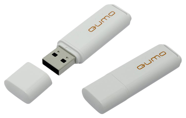 Флешка QUMO Optiva 01 16ГБ White (QM16GUD-OP1-white)