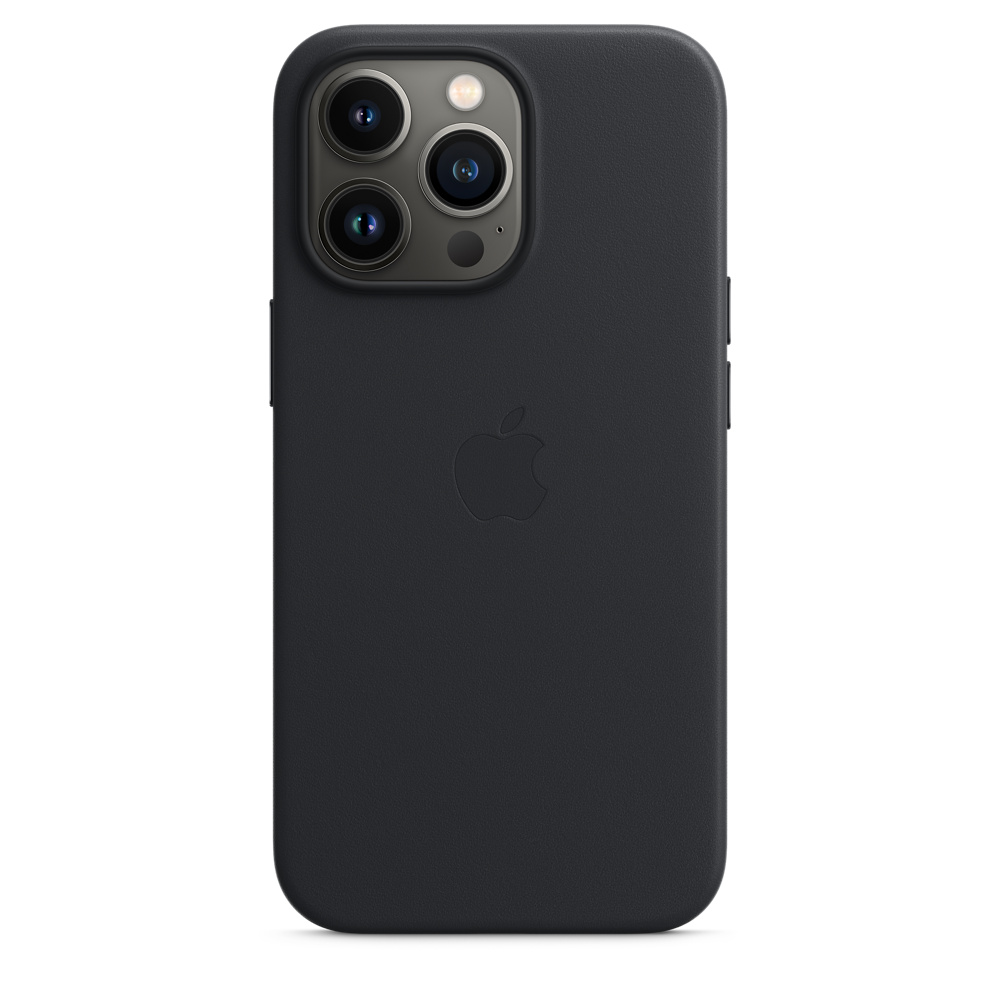 Чехол Apple для iPhone 13 Pro Leather Case MagSafe Midnight (MM1H3ZE/A)