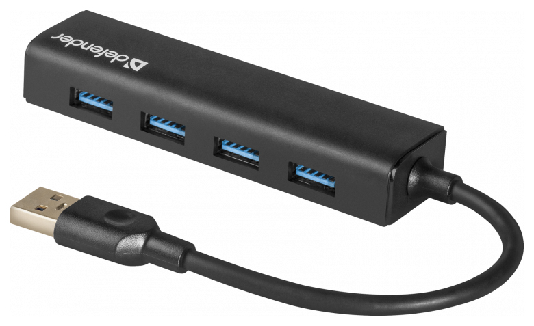 USB-концентратор Defender Quadro Express 4 порта USB Af*3.0